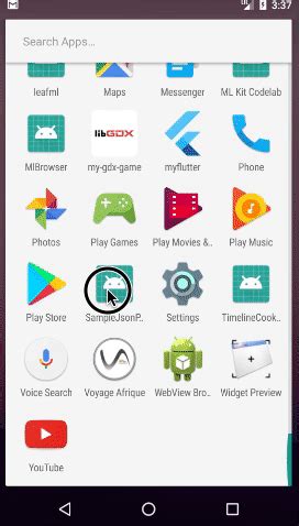 Freshbyte Labs Android Recyclerview With Cardview Example Json