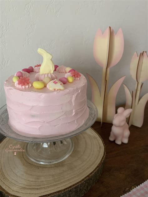 Gâteau de Pâques Amandes Citron Vert Fruits Rouges Cyrielle Gourmandise