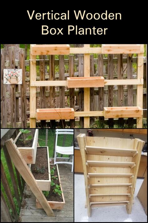 3 Great Vertical Wooden Box Planter Ideas The Owner Builder Network