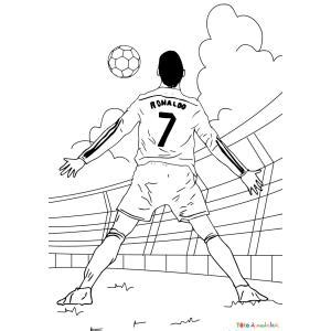 Ronaldo Imprimez Gratuitement Vos Coloriages Avec La Star Du