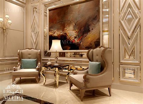 A Living Room Filled With Furniture And A Painting On The Wall