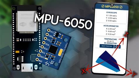 ESP32 Web Server With MPU 6050 Accelerometer And Gyroscope 3D Object