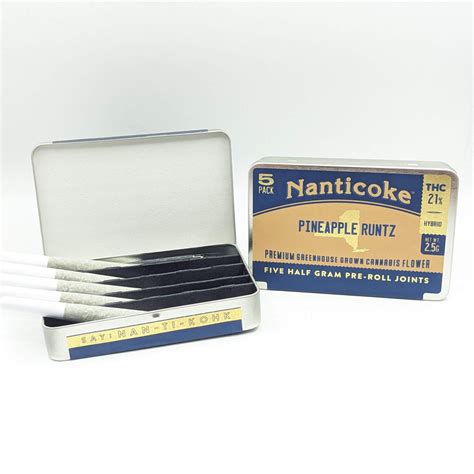 Nanticoke Pineapple Runtz Pre Roll 5 Pack Indica 2 5g FlynnStoned