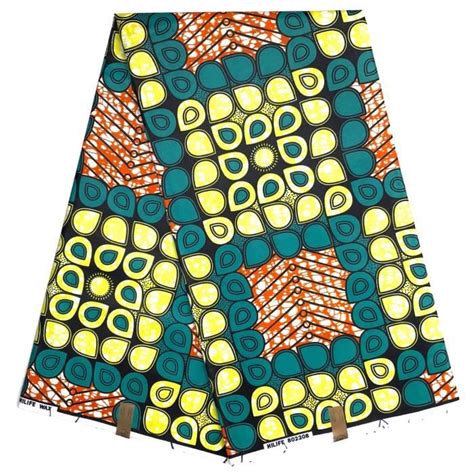 WAX TISSU PAGNE AFRICAIN matière glissante MODELE TYPE JAVA SUPER 6