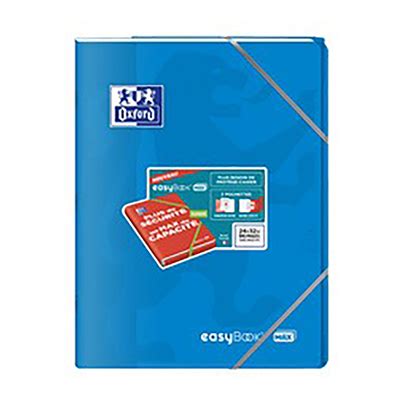 Oxford Cahier Piqure EasyBOOK MAX 240 X 320 Mm Assorti