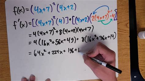 calculus 17f product rule and chain rule together youtube