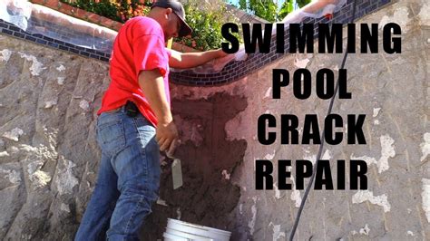 How To Repair A Structural Crack In A Swimming Pool Ultimate Pool Guy