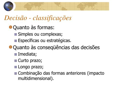 PPT Tomada de Decisão Gerencial PowerPoint Presentation free