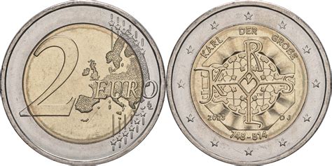 2 Euro Karl der Große 2023 J bfr Deutschland