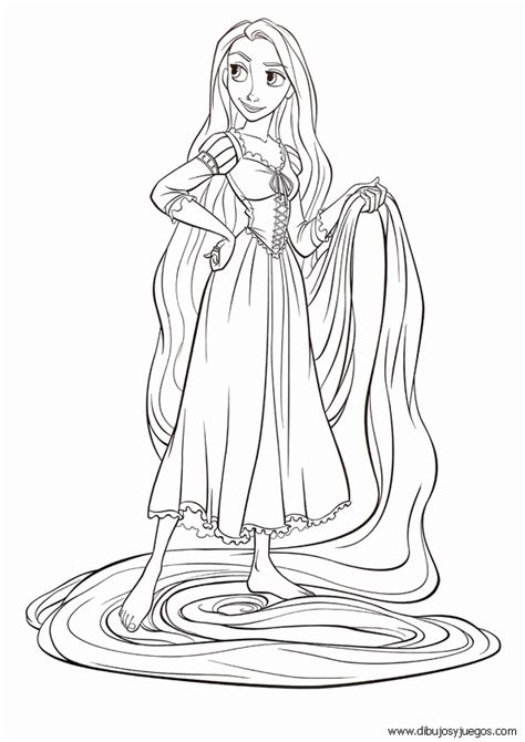 Dibujos Para Colorear Rapunzel Disney Dibujos Para Colorear Y Pintar