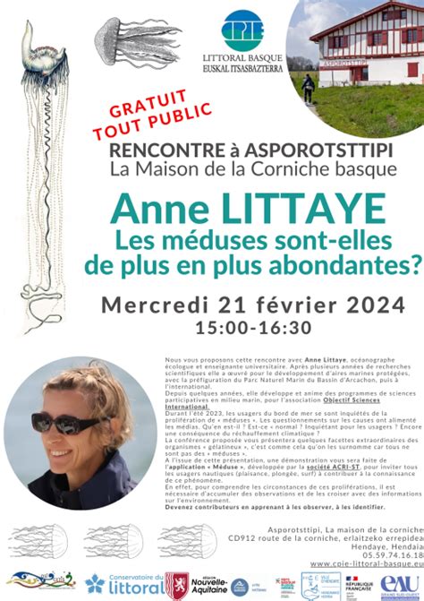 Cpie Littoral Basque Rencontre Avec Anne Littaye Les M Duses Sont
