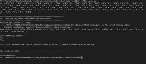 expected different values in heat map fcc medical data visualizer project python the