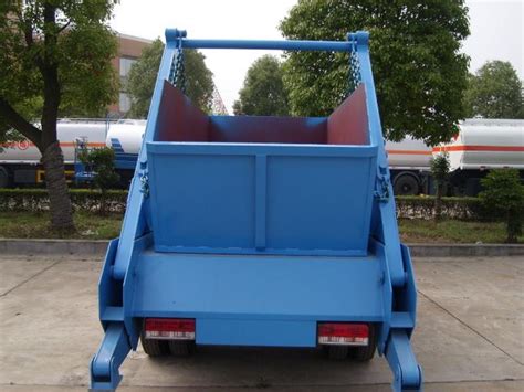 Homan Swept Body Refuse Collection Swing Arm Garbage Truck Skip