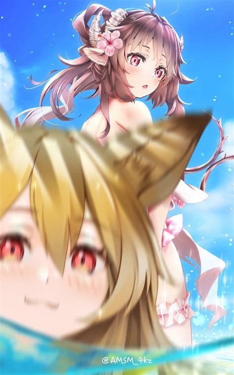 Eyjafjalla Ceobe And Eyjafjalla Arknights Drawn By Yokaze Yokajie