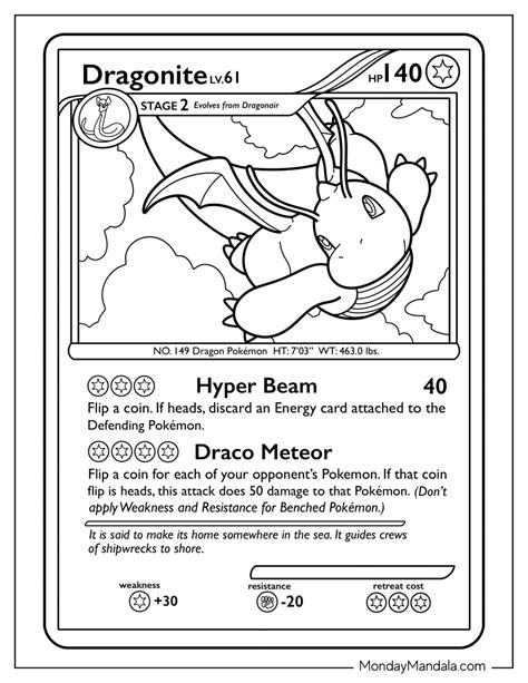 20 Pokemon Card Coloring Pages Free PDF Printables
