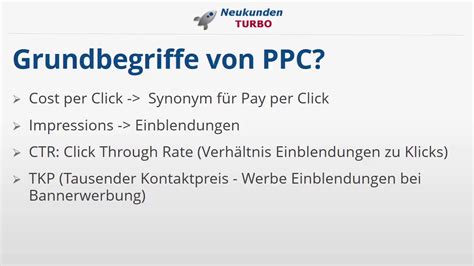 Was Ist PPC Pay Per Klick YouTube