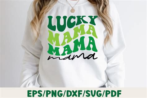Lucky Mama Retro SVG Graphic By Designer302 Creative Fabrica
