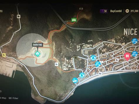 Mapa del tesoro completo de Forza Horizon 2 Guías y Juegos