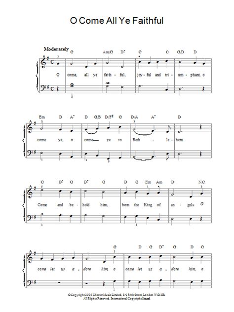 John Francis Wade O Come All Ye Faithful Adeste Fideles At Stanton