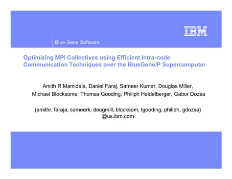 pdf optimizing mpi collectives using efficient intra node communication techniques over the