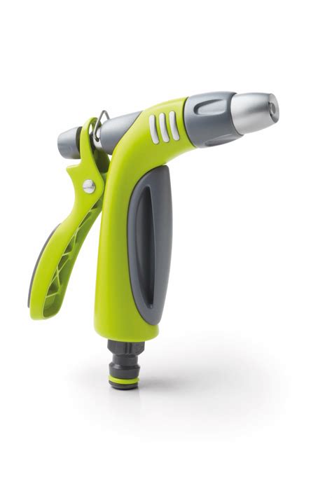 GF Pistolet d arrosage en métal caoutchouc Vert