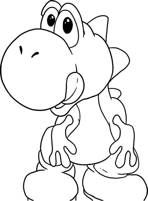 Desenhos De Yoshi 1 Para Colorir E Imprimir ColorirOnline