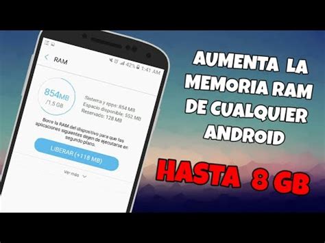 Como Aumentar La Memoria RAM De Cualquier Android BIEN EXPLICADO