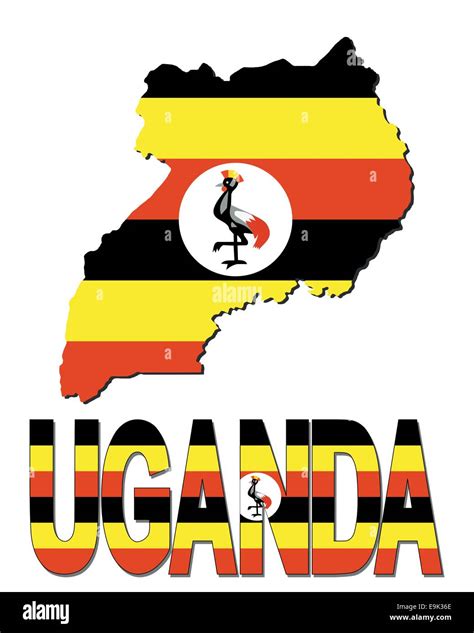 Map Of Uganda Stock Vector Images Alamy