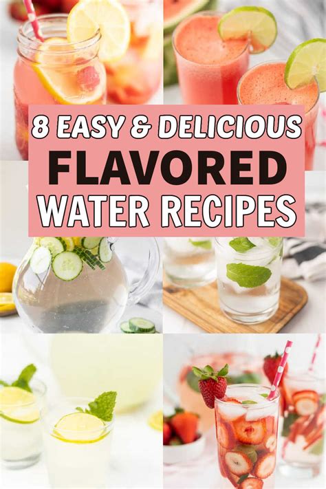 Flavored Water Recipes 8 Infused Water Recipes