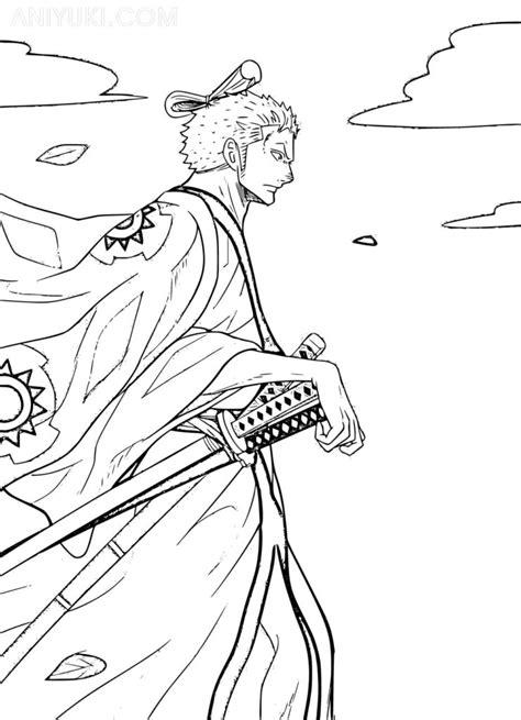 Coloriages Roronoa Zoro AniYuki