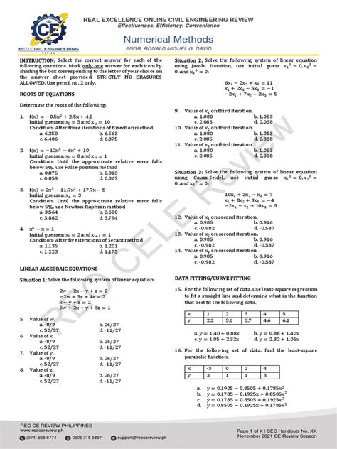 numerical method pdf numerical analysis mathematical relations