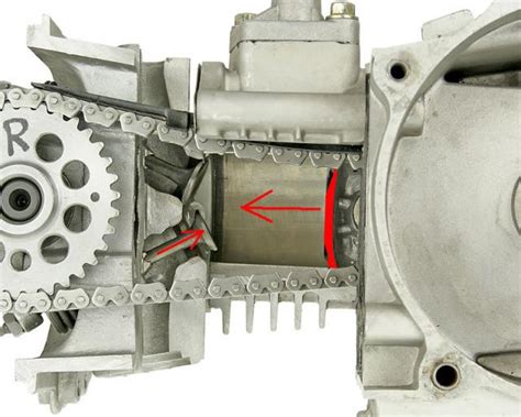 Funktionsprinzip 4 Takt Motor Am Beispiel 50ccm 139QMB GY6 50ccm