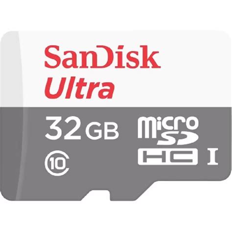 Memoria Sandisk 32gb Micro Sdhc Ultra 100mb S Clase 10 Con Adaptador