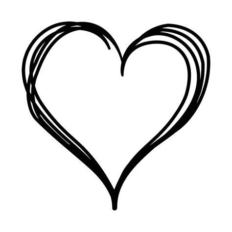 Handgezeichnetes Herz SVG Herz SVG Hand Lettered Herzen SVG Etsy De