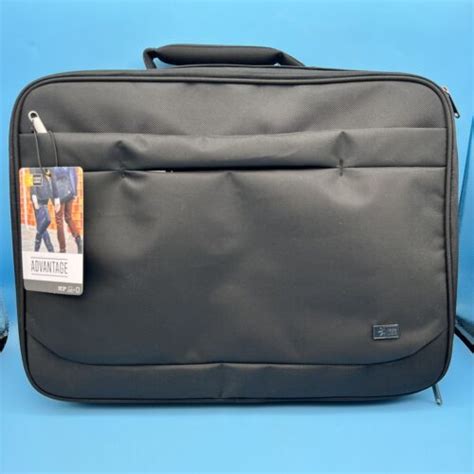 Case Logic Advantage Polyester Laptop Briefcase For 17 3 Laptops