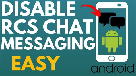 How To Disable Rcs Messaging On Android Turn Off Rcs Chat Youtube