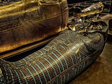 King Tutankhamun S First Inner Coffin New Kingdom 18th Dynasty Egypt