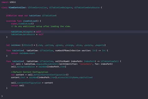 How To Create Uitableview In Swift In Just Minutes Hackernoon