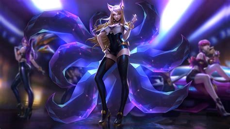 KDA Akali League Of Legends Live Wallpaper 3440x1440