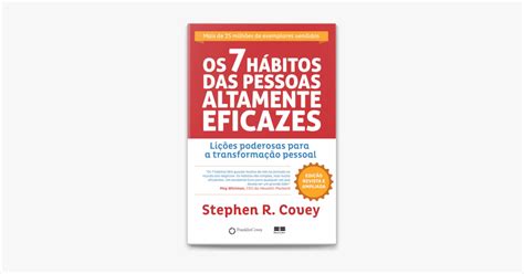 Os 7 hábitos das pessoas altamente eficazes de Stephen R Covey no