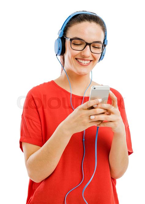 Dame Smil Spansktalende Stock Foto Colourbox
