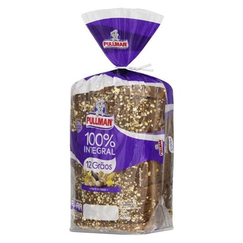 Pão Integral 12 Grãos Pullman Pacote 450g Super José