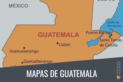 Mapas De Guatemala El Pa S De Centroam Rica Completo