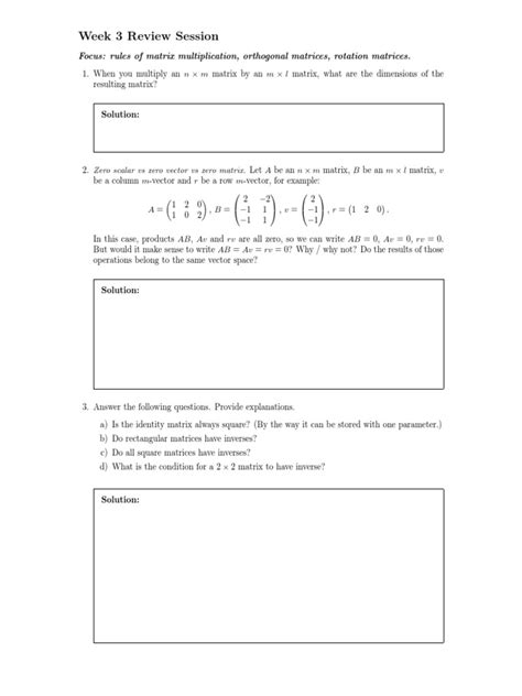 wk 3 session pdf matrix mathematics operator theory