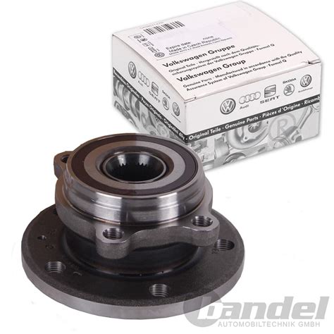ORIGINAL VW RADLAGER RADNABE VORNE VW GOLF PASSAT TIGUAN CADDY SHARAN