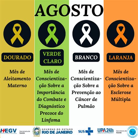 As Cores De Agosto Na Preven O De Doen As Positiva Instituto Social