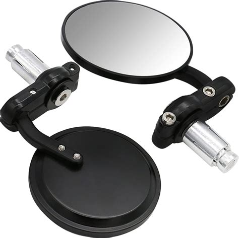 MESEVEN Espejos Retrovisores Redondo 2pcs Universales Para Barra De