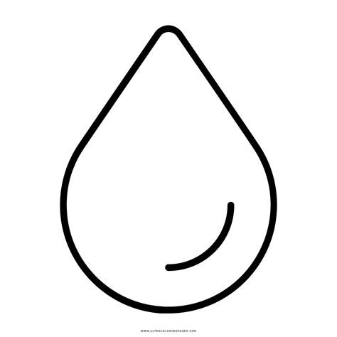 Dibujo De Gota De Agua Para Colorear Ultra Coloring Pages