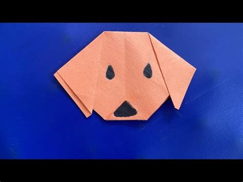 Como Hacer Una Carita De Perro De Papel ORIGAMI YouTube