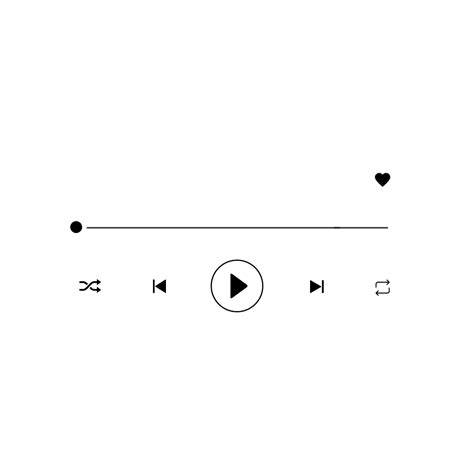 Music Buttons And Player Transparent Background Vector Music Music Play